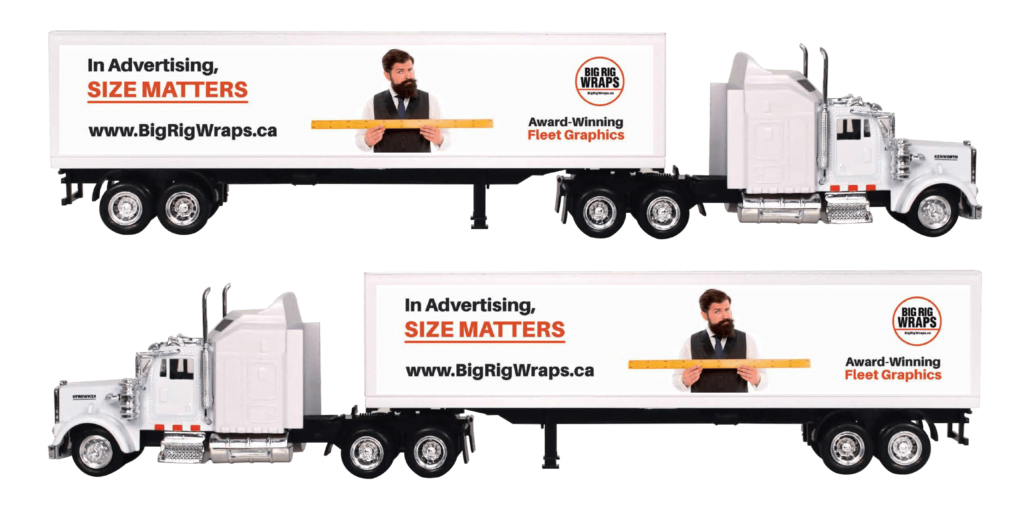 Branded Model Transport Trucks | Big Rig Wraps